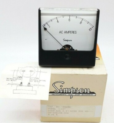 Panel Meters - Simpson Panel Meters