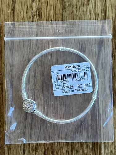 Authentic PANDORA NEW Signature Clasp, Clear CZ w/14 K Gold 590741CZ-7. ...