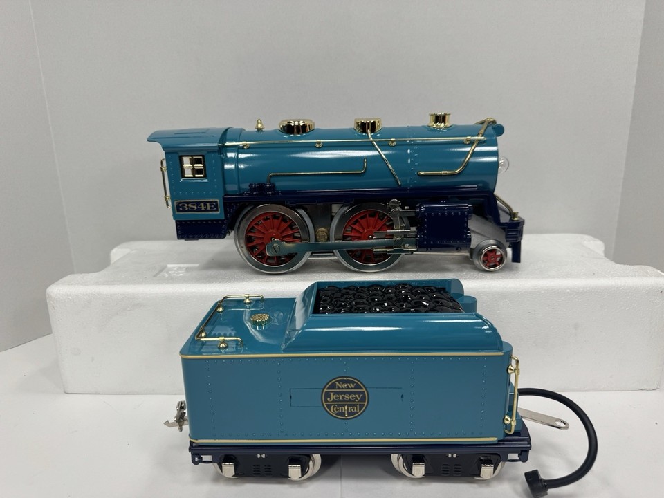 MTH Tinplate 10-1251-1 Std Gauge 384E Blue Comet steam passenger set ...