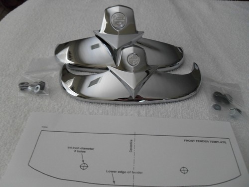 Harley Heritage Springer FLSTS Front And Rear Fender Tips W/ OEM ...