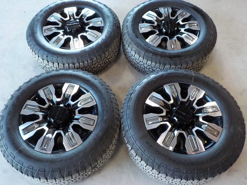2024 GMC Denali 2500 20x8.5" factory wheels 8x180 GY LT275/65R20 tires ...