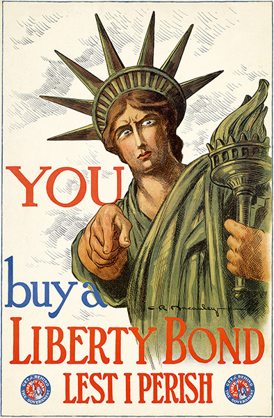 Buy A Liberty Bond - Statue Of Liberty - 1917 - World War I ...