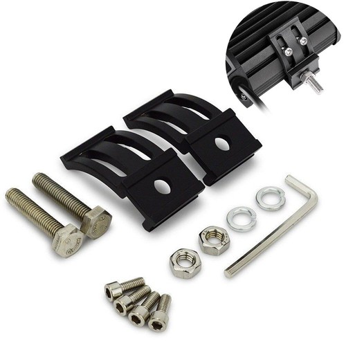 2Pcs Mount Bracket LED Work Light Bar Cube Pods Base Mounting Holder ...