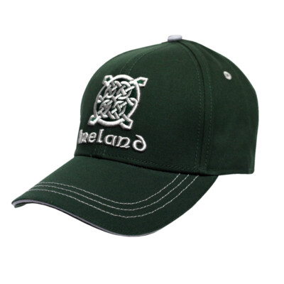 Men Irish Baseball Cap Green Ireland Celtic Knot Design | eBay
