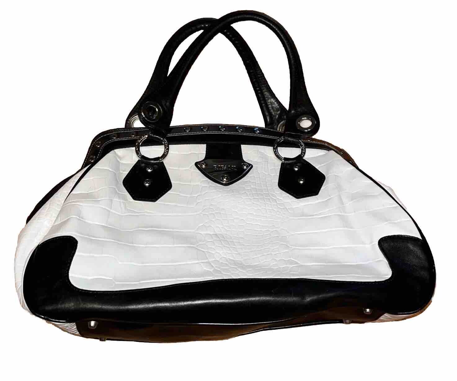 Ripani Italian Made croc Embossed Leather Satchel Han… - Gem