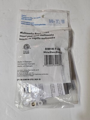 Brand New Sealed Eaton Multimedia Brush Insert BIM1W-F-LW | eBay