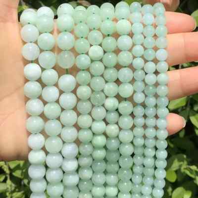 Chrysoprase Australian Jade Premium Semi Precious Round Plain Beads 6mm ...