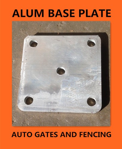 Pool Fence DIY Material - Aluminium Post Base Plate 100x100x8mm | eBay ...
