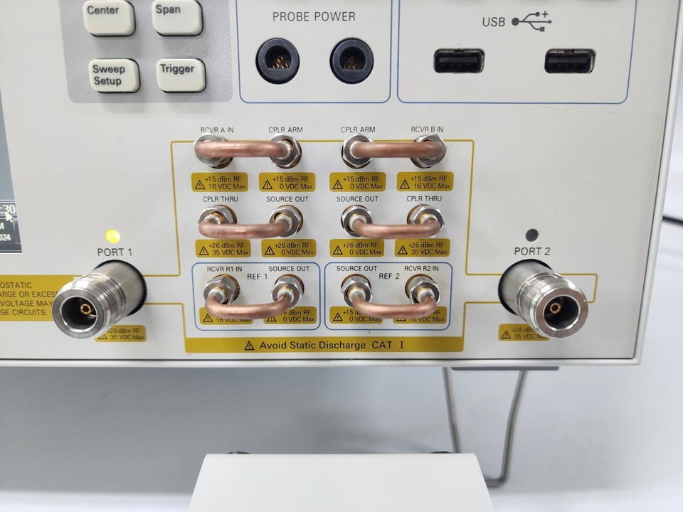 Keysight E5072A ENA Vector Network Analyzer, 30 kHz to 8.5 GHz, 2 Ports ...