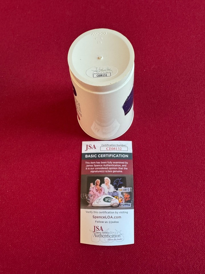 1972, Dick Butkus, "Autographed" , 7/11 Slurpee Cup w/ HOF Ins. (Scarce ...