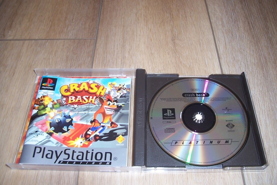 CRASH BASH PS1 Game ( Original Pal UK ) ULTRA RARE PLATlNUM EDITION 1999 - MINT | eBay