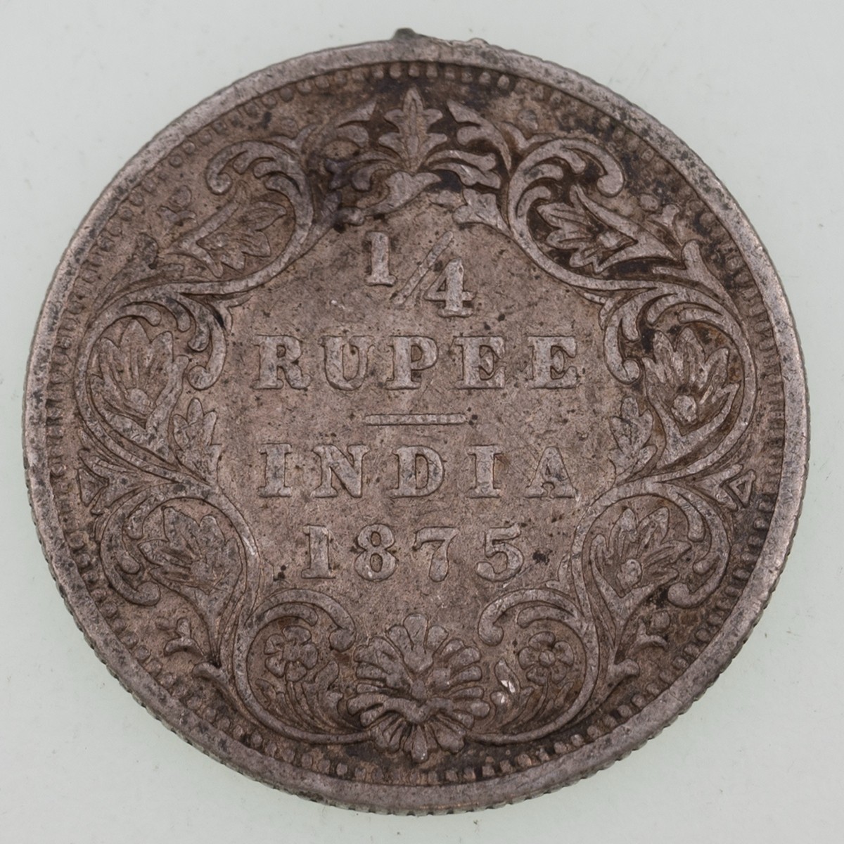 1875 Victoria Silver Quarter (1/4) Rupee India 2.92g | eBay UK