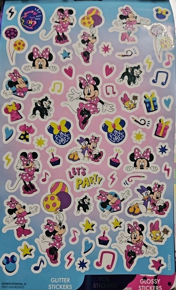 Minnie Mouse Gigantic Coloring & Activity Book w/ Jumbo Crayons & 150 ...