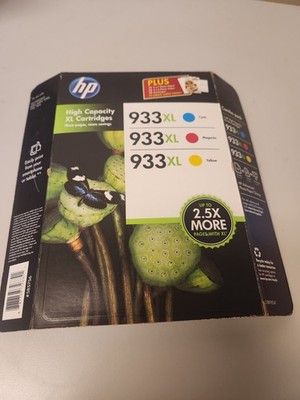 Genuine HP 933 Color CMY OfficeJet 6100 6600 6700 7110 7510 EXP 9/2016 ...