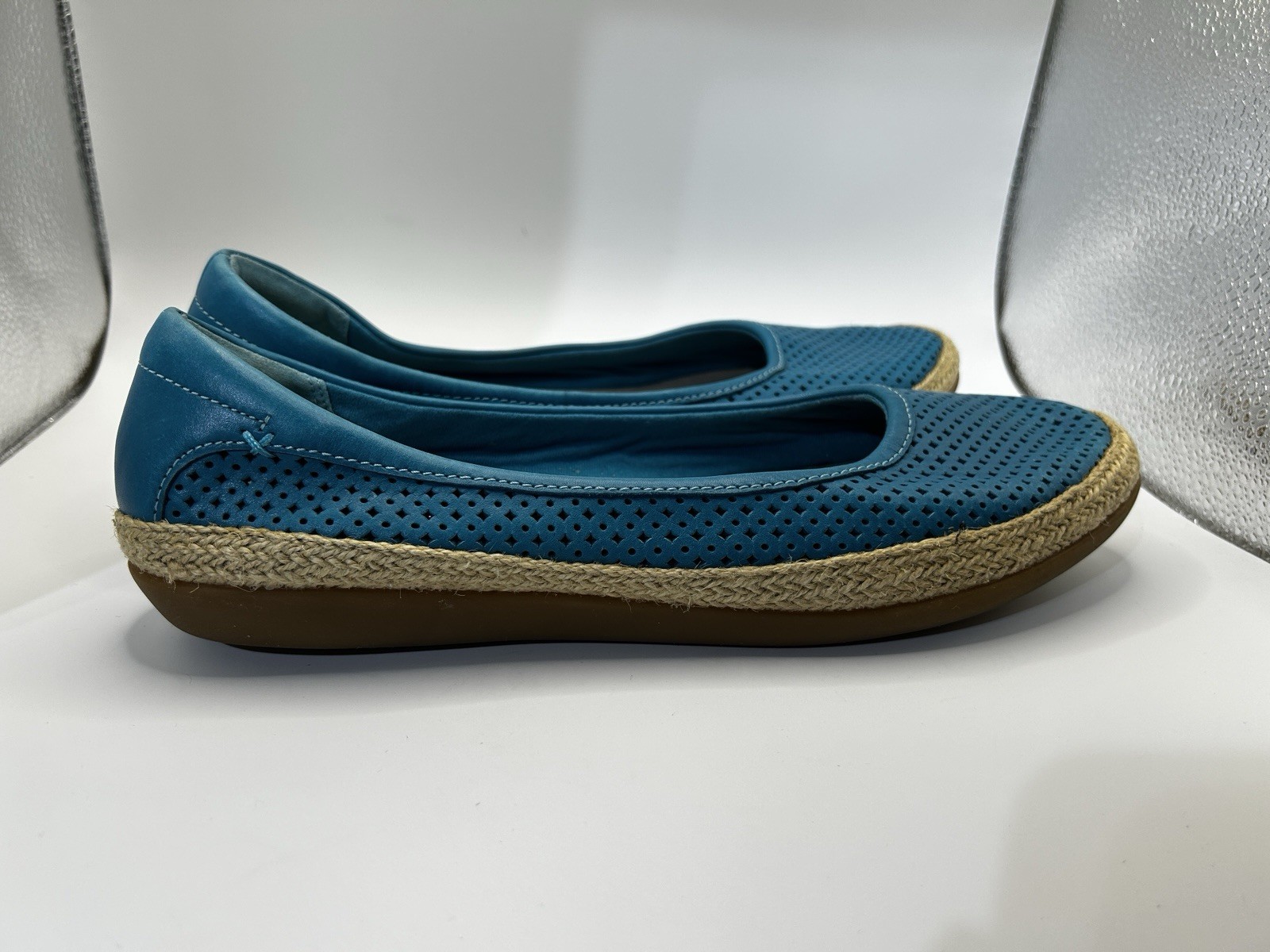 Clarks Womens Collection Danelly Adira Leather Espadr… - Gem