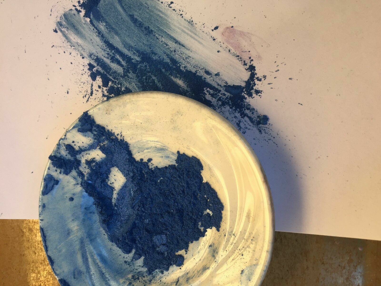 0.45 kg Blue Metallic Micro Pearlescent Pigment Powder for Arts Crafts ...