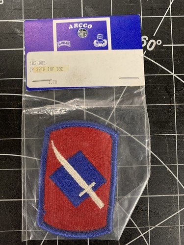 39th Infantry Brigade Patch - Us Army- NOS Arcco | eBay