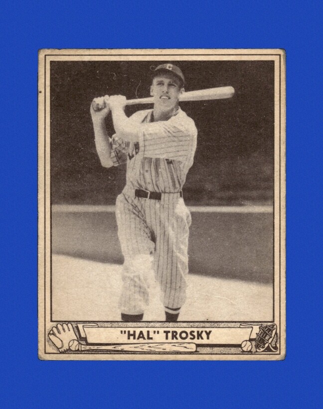 1940 Play Ball Set-Break # 50 Hal Trosky VG-VGEX *GMCARDS* | eBay
