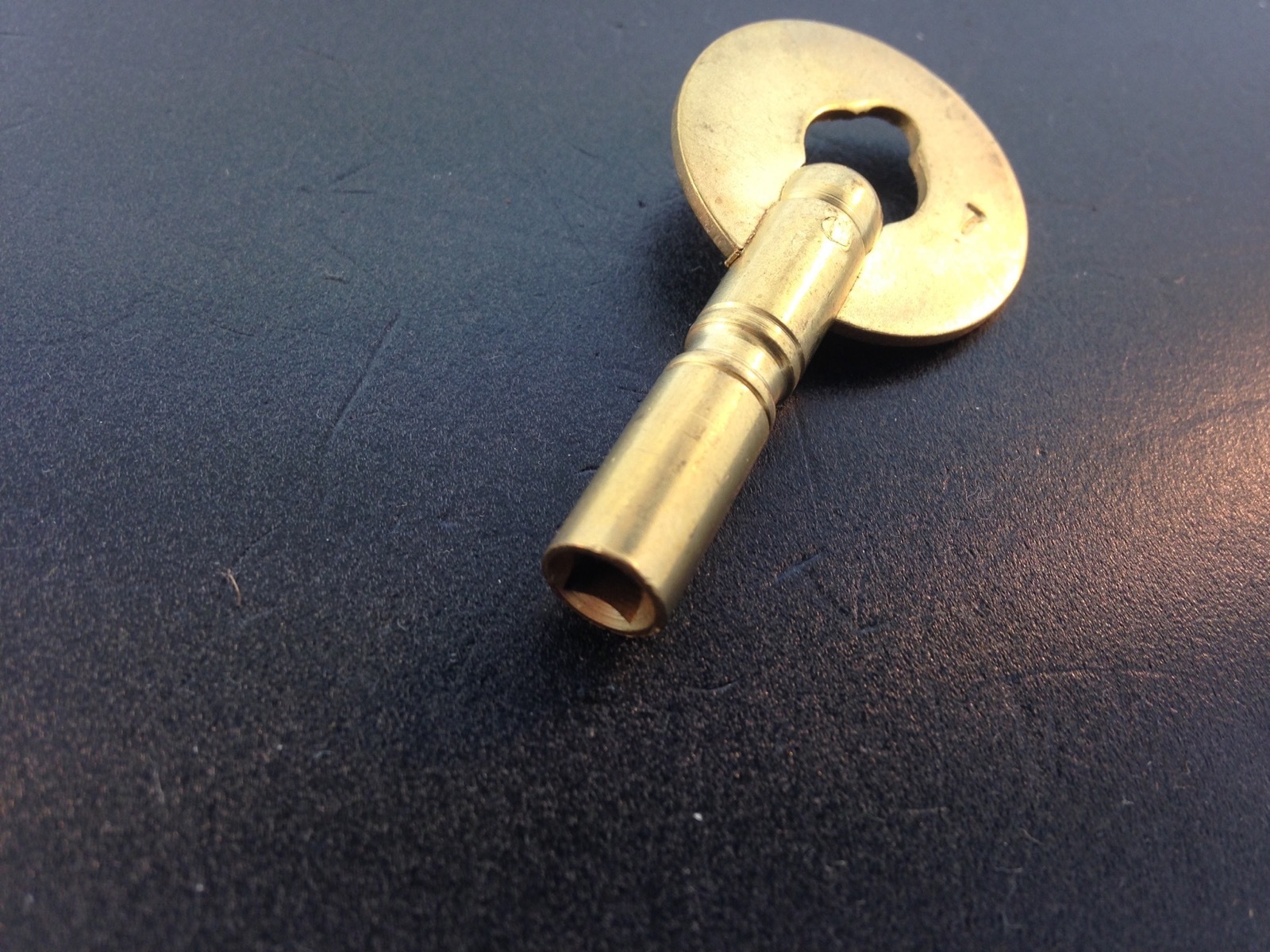 Brass Clock Key. #7 size 3.8 mm or .150 in. | eBay