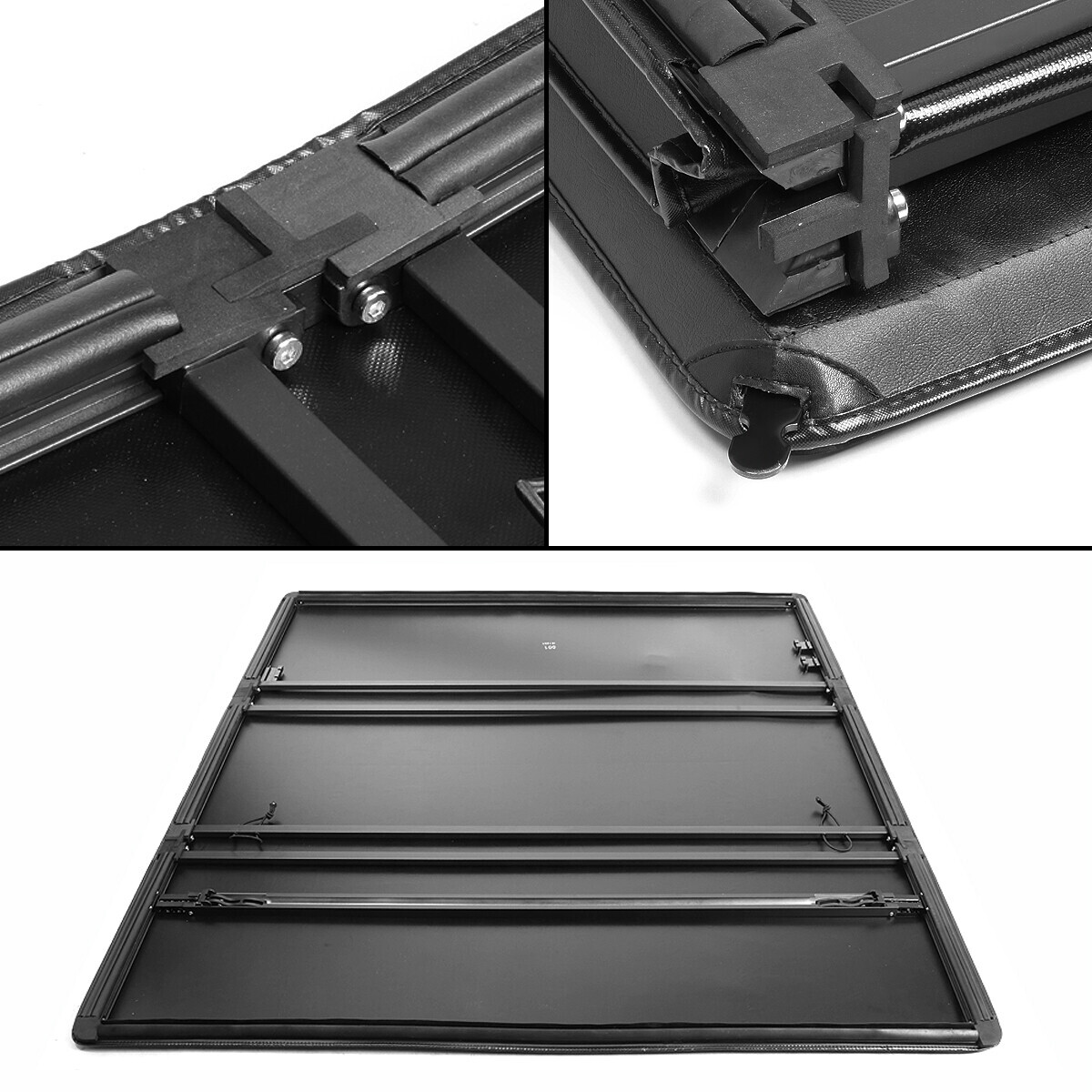 FOR 01-05 FORD EXPLORER SPORT TRAC 4'2" BED TRI-FOLD SOFT TRUNK TONNEAU ...