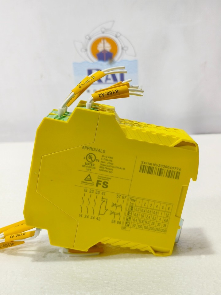 PHOENIX CONTACT PSR-ESD–300 24VDC SAFETY RELAY PSR-SCP-24DC/ESD/5X1/1X2 ...