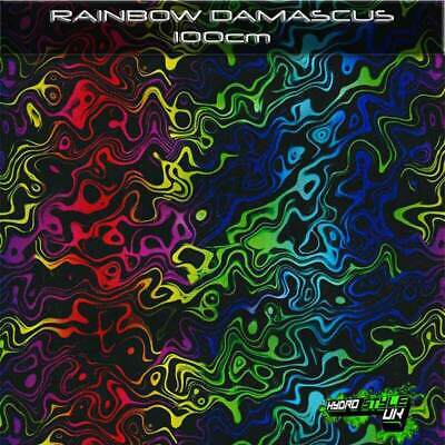 ROLLED - RAINBOW DAMASCUS Hydrographics Film Hydro Dipping Graphic ...