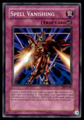 Yu-Gi-Oh! Spell Vanishing #DCR-101 Light Play | eBay