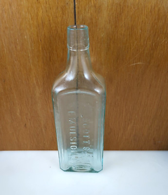 Antique Scotts Emulsion Cod Liver Oil Green Glass Bottle Embossed 9 ...