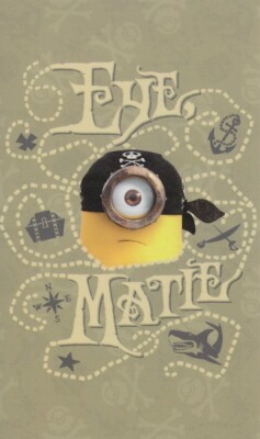 MINIONS THE MOVIE DOG TAG SINGLE STICKER CARD #8 FROM 2015 | eBay