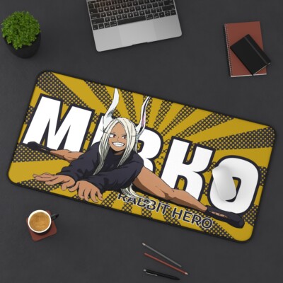 Anime Waifu Mirko Mouse Pad Mat Large Game Keyboard Desk My Hero ...
