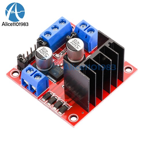 Dual H Bridge DC Stepper Motor Drive Controller Board Module L298N For ...