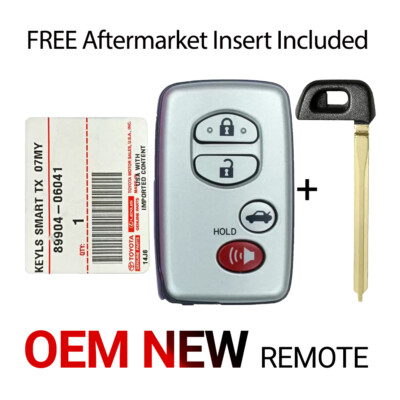 New OEM 2006-2011 Toyota Smart Keyless Proximity Key 89904-06041 ...
