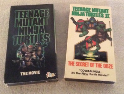 Teenage Mutant Ninja Turtles- VHS Movies From 1990 & 91 | eBay
