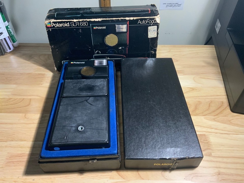 Polaroid SLR 680 Instant Camera w/ BOX | eBay