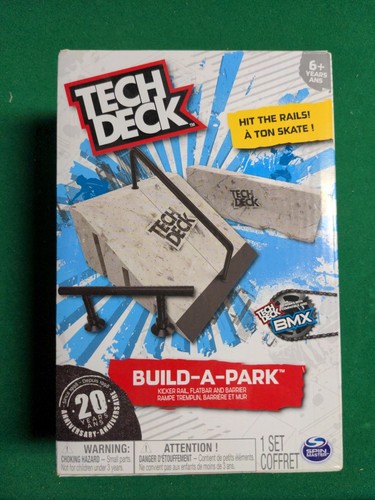 tech deck 20th Anniversary build a park Kicker Rail Flatbar Barrier | eBay