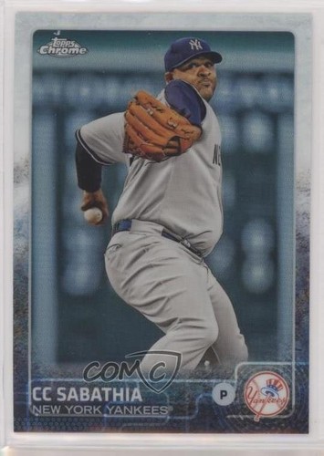 2015 Topps Chrome Refractor CC Sabathia #143 HOF | eBay