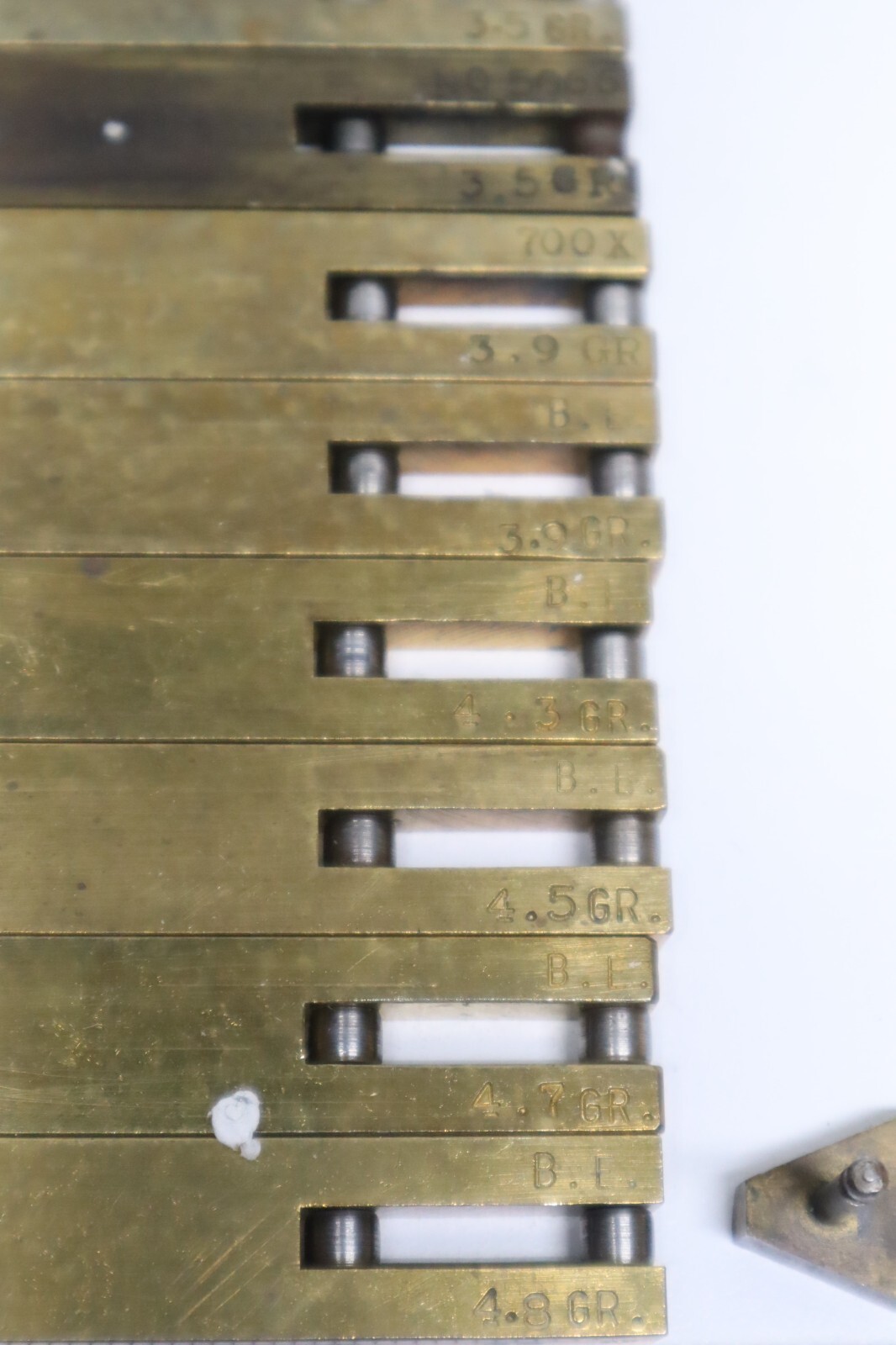 Star Machine Works Reloading Powder Press Charge Bar Brass - PICK ONE ...