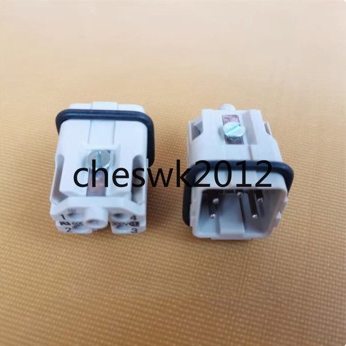 1 PCS NEW IN BOX HARTING connector Han-4A-M male 5-pin 10A 09200042611 ...