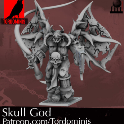 Blood Demon Army - Greater Demon - 10mm Detailed Miniatures Warmaster ...