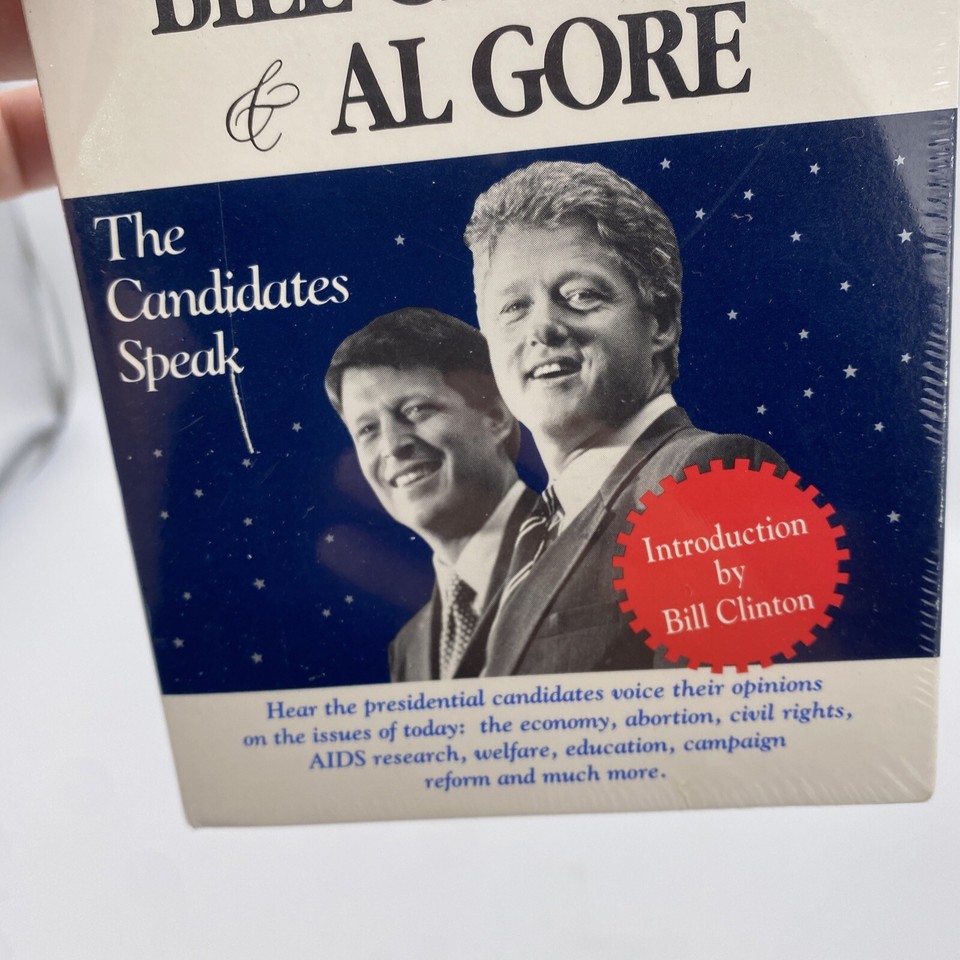Bill Clinton Campaign 1992 Audiobook Presidential Campaign Speeches NEW ...
