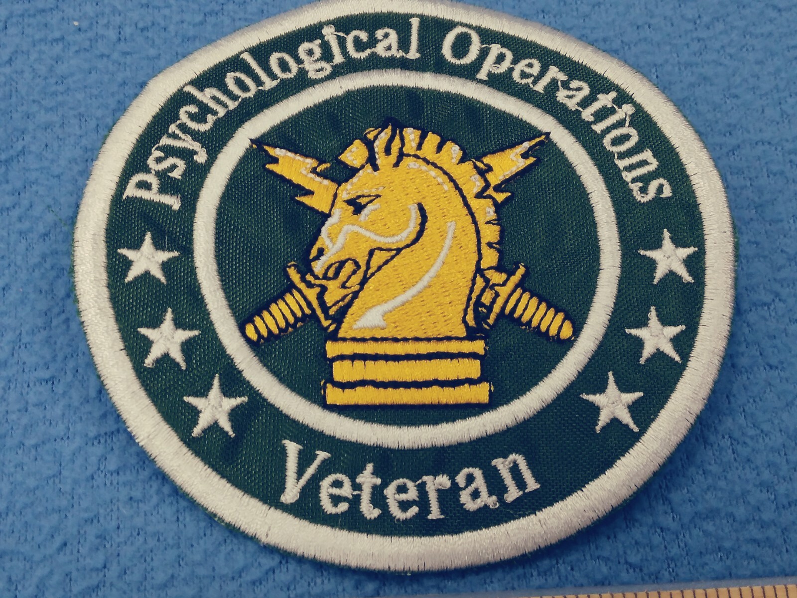 PSYCHOLOGICAL OPERATIONS VETERAN PATCH - MINT - 4 INCH | eBay