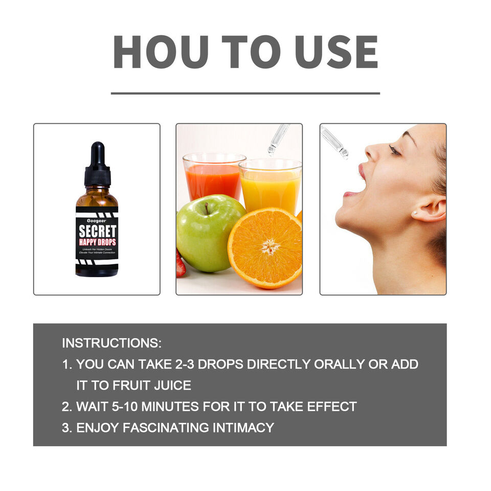 Secret Happy Drops,Pleasure Peak-Oral Drops,Enhancing Sensitivity For ...