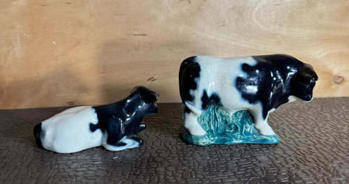 Ceramic Messer Pottery 1959 Holstein Cow Figurines | eBay
