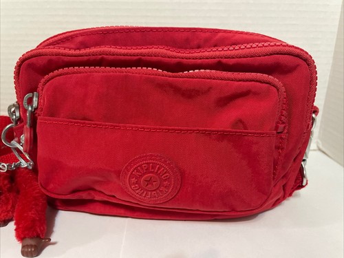 Kipling Bag 2-In-1 Convertible Crossbody Or Fanny Bag Color Cherry Red ...