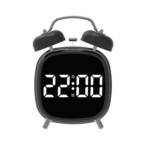4 Inch LED Twin Bell Alarm Clock for Effective Up at For Home or Office ...