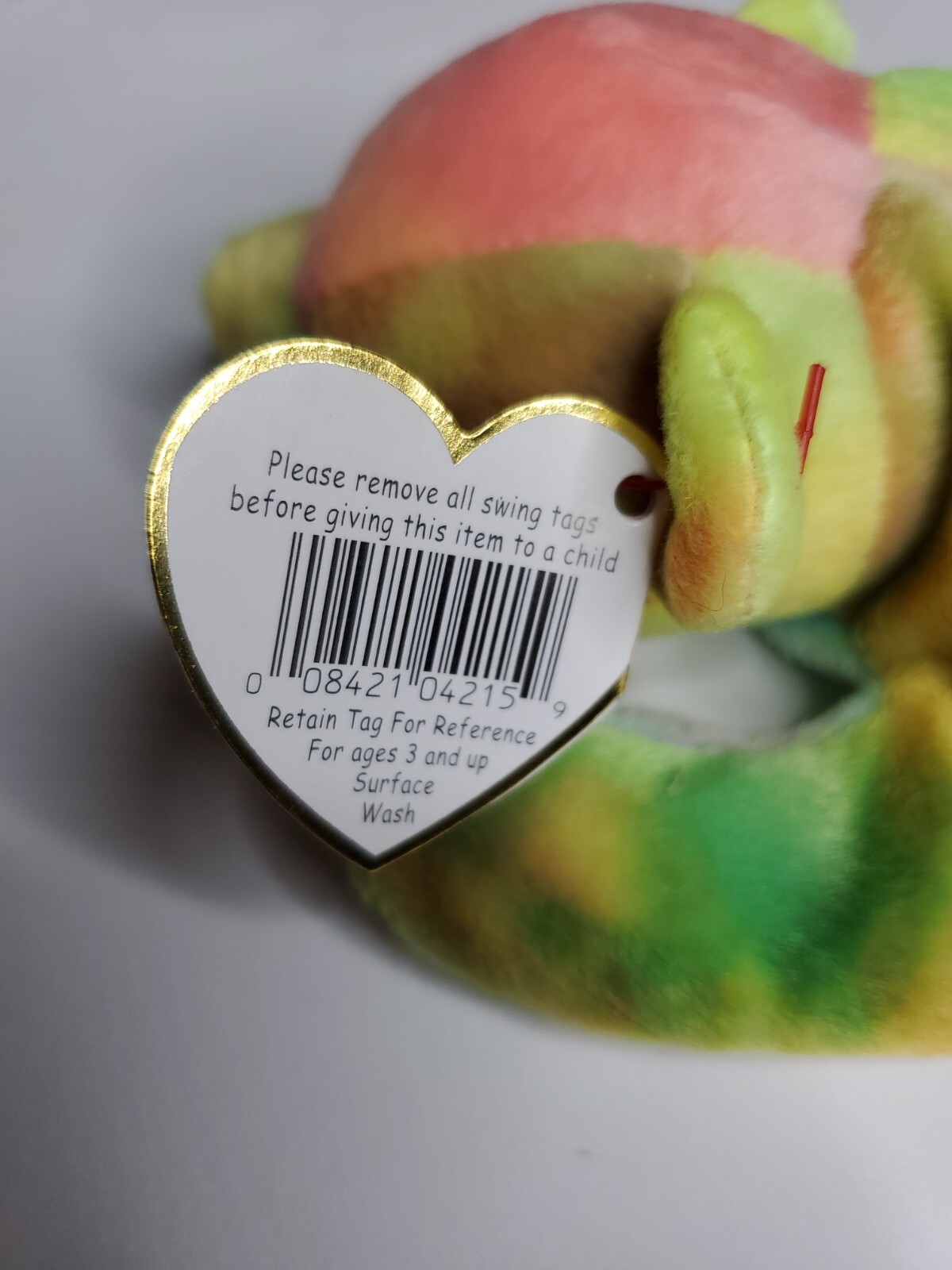 Sammy Bear - TY Beanie Babies - Original Retired MWMTs Stuffed Animal ...