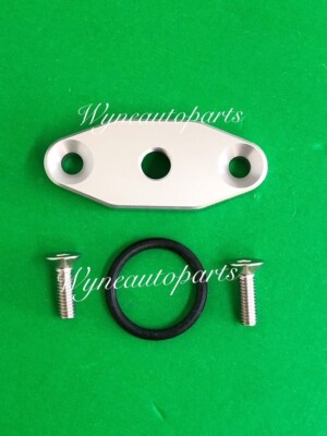 LSX Oil Pan Port 1/4" NPT Billet Oil Supply Adapter Plate LS1/LS2/LS3 ...