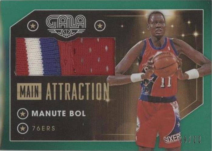 2015-16 Panini Gala - Main Attraction Memorabilia Manute Bol #21 Jade ...