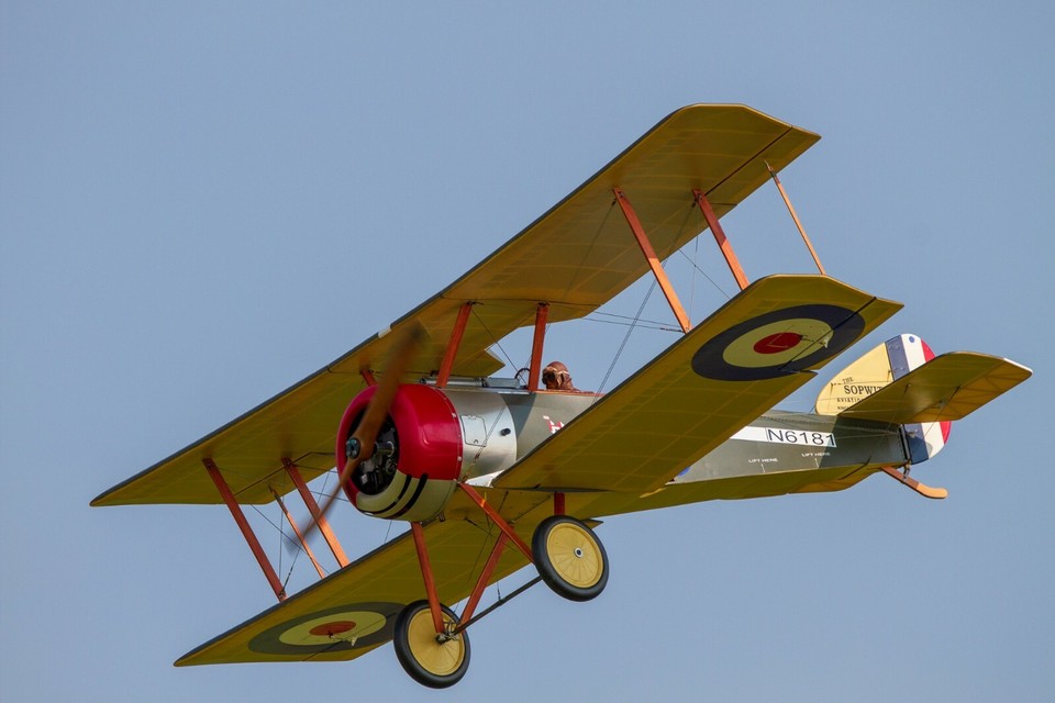 Balsa USA 1/6 6th Scale Sopwith Pup WW1 Rc Remote Control Airplane Kit ...