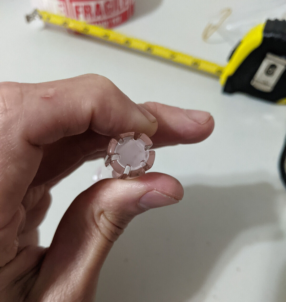 4" Inch 18mm/14mm Downstem Glass Slide Full Pink MATRIX Perc Diffuser ...